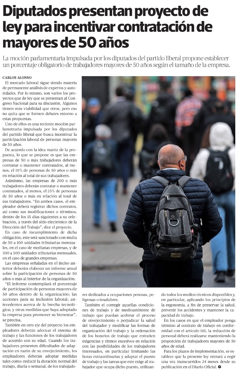 Diputados presentan proyecto de ley para incentivar contratación de ...