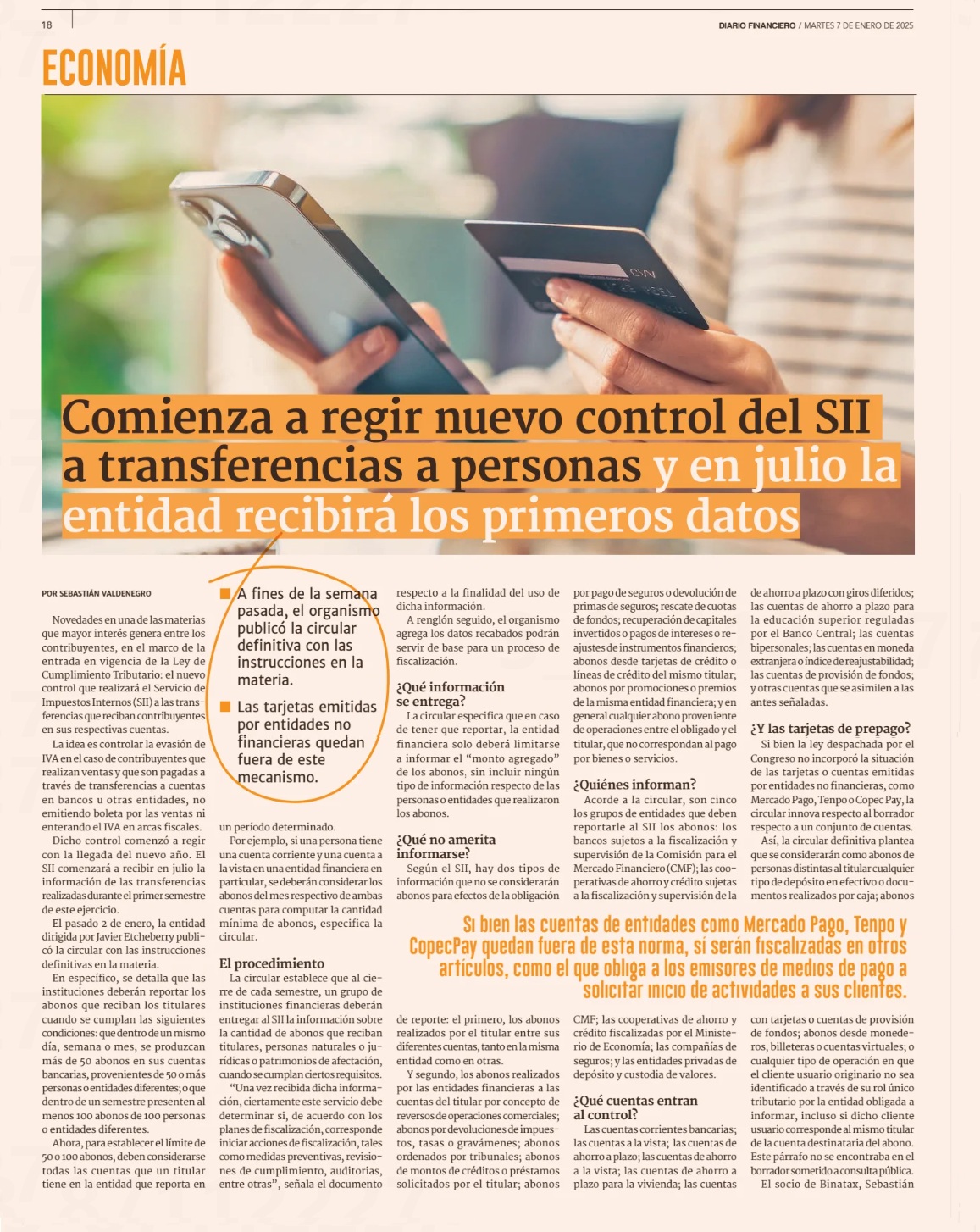 Comienza a regir nuevo control del SII | Update News